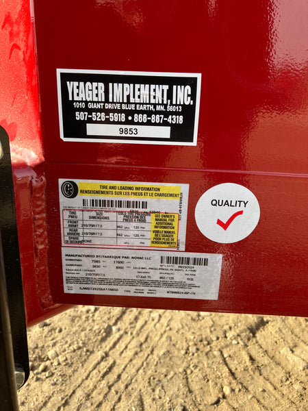 24ft Midsota Tilt Trailer – Yeager Implement